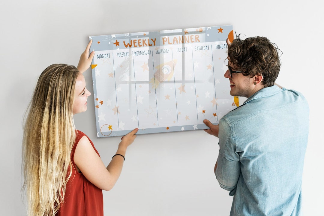Planner of the Week Magnetic Board, to Do List, White Idea Board, to Do ...