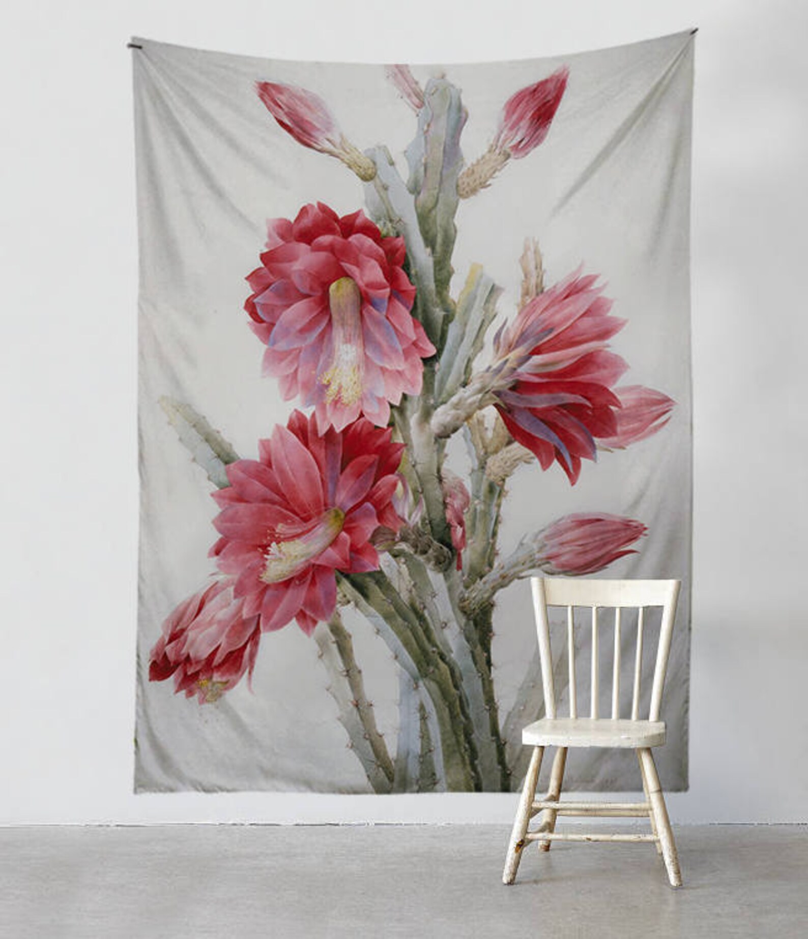 Cacti With Flowers Wall Tapestry Tapestry Wall Hangings - Etsy