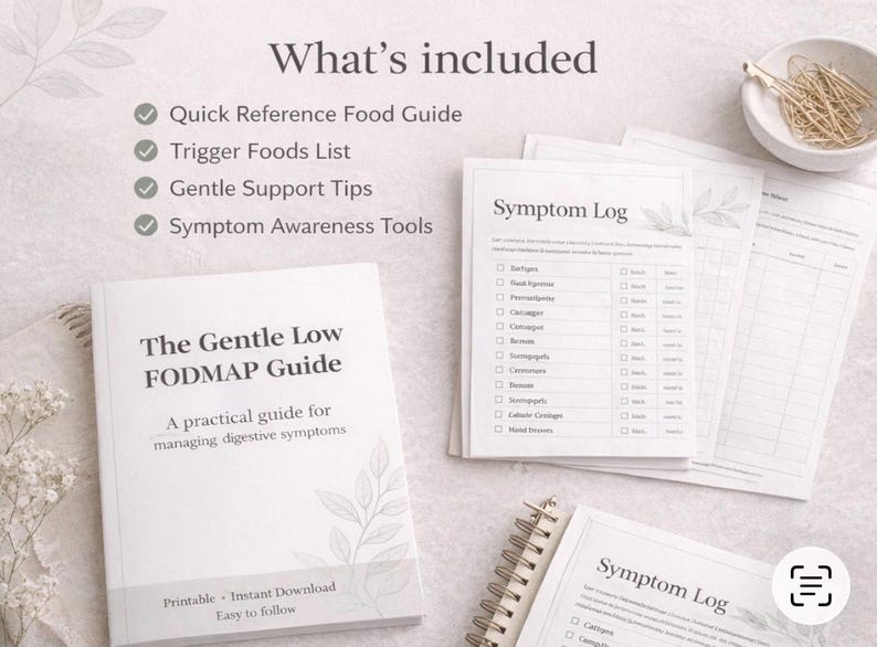 Low FODMAP Diet Guide | IBS Printable | Gentle Gut Health Plan ...