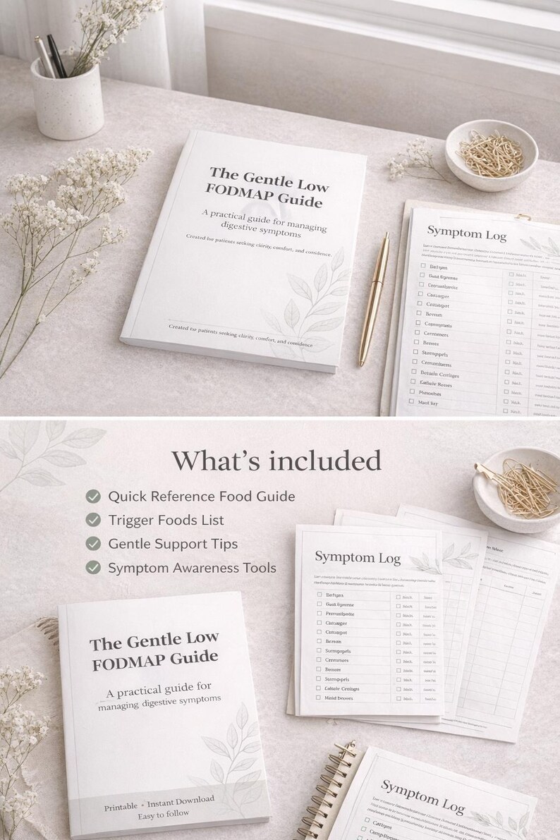 Low FODMAP Diet Guide | IBS Printable | Gentle Gut Health Plan ...