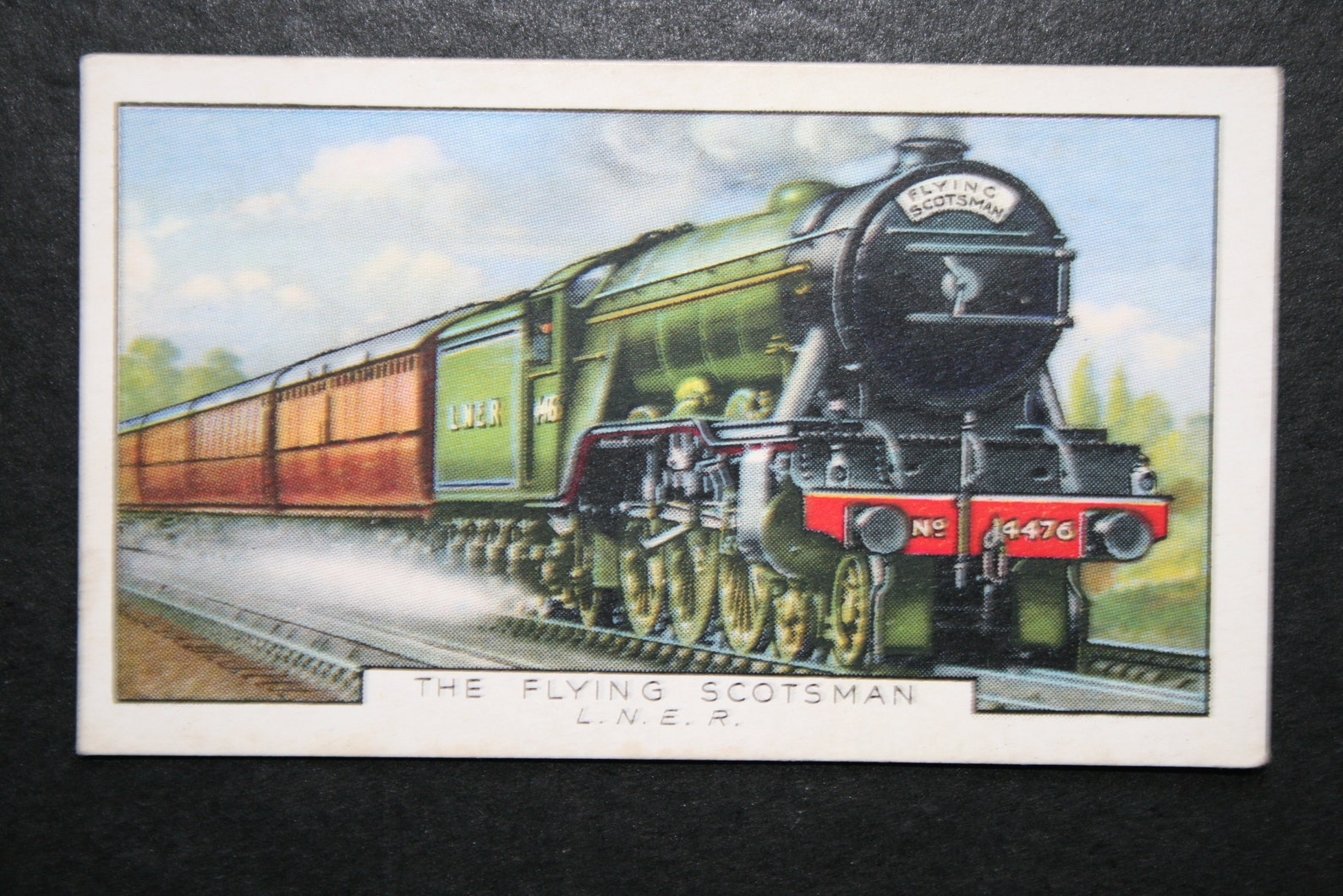 Vintage Railway Card the Flying Scotsman LNER Original Vintage Card - Etsy