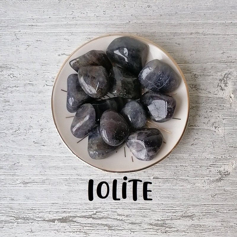 Iolite Stone - Etsy