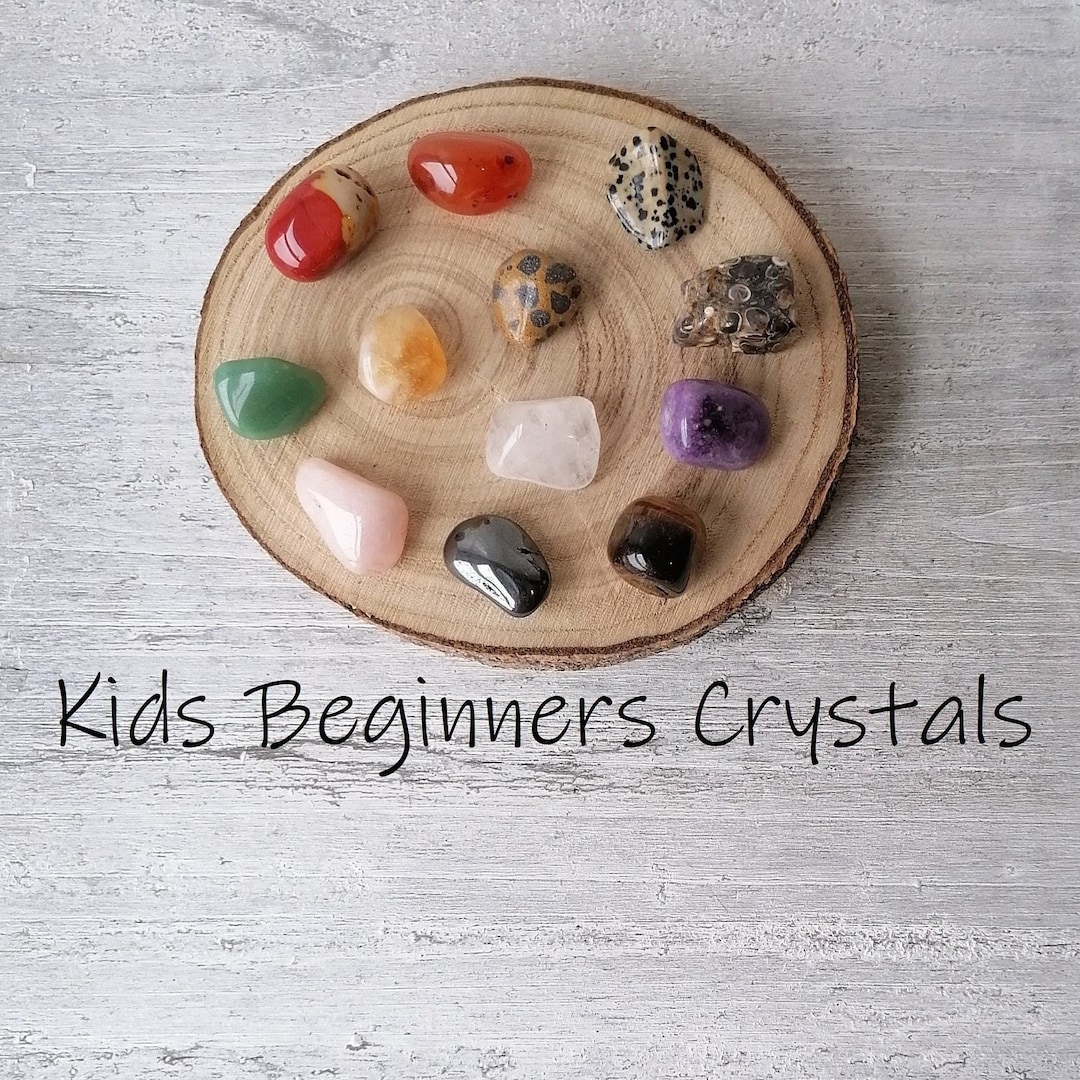 Childrens Beginners Crystal Selection Box Childrens Crystals Kids ...