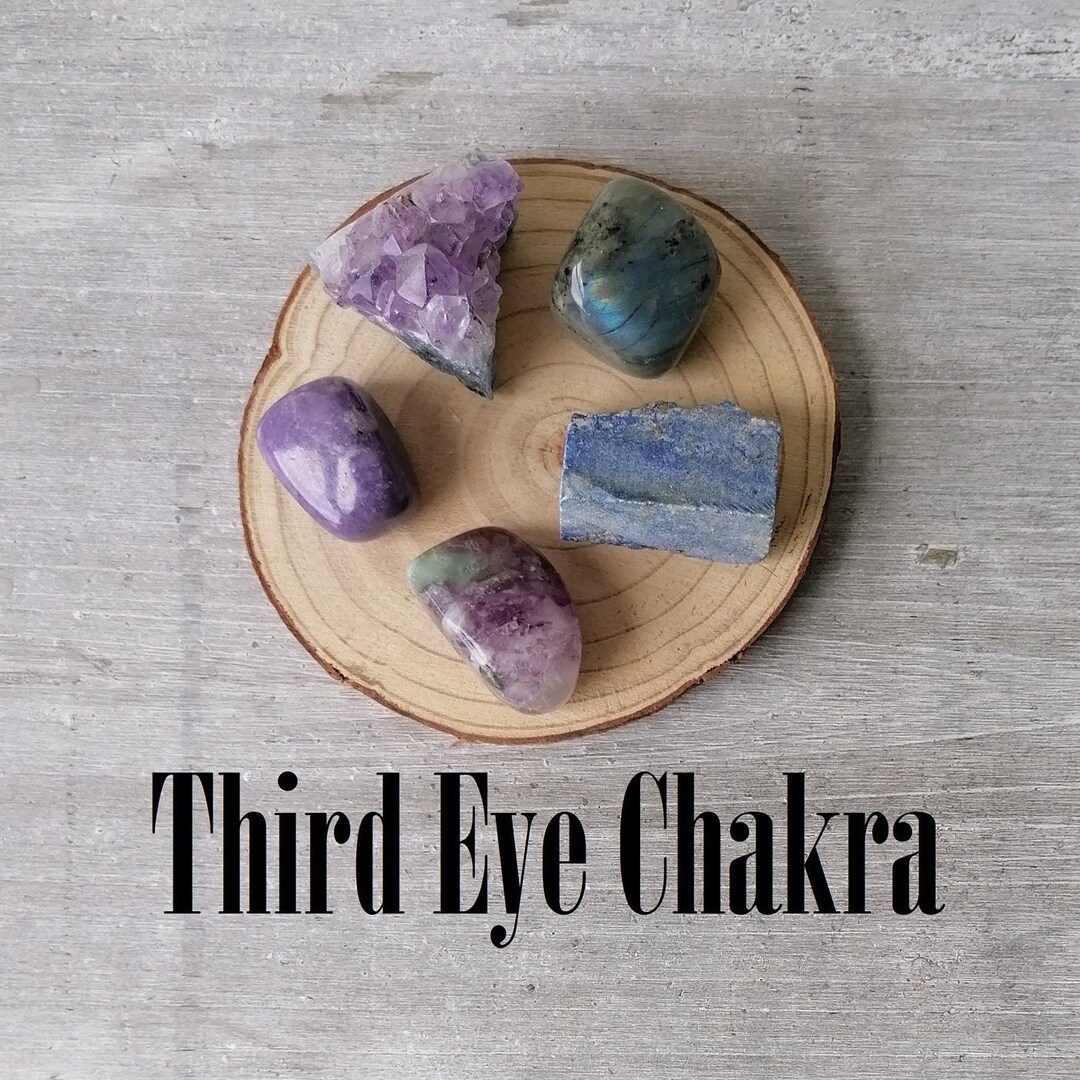 Third Eye Chakra Crystals Natural & Tumbled Stones Third Eye Chakra ...