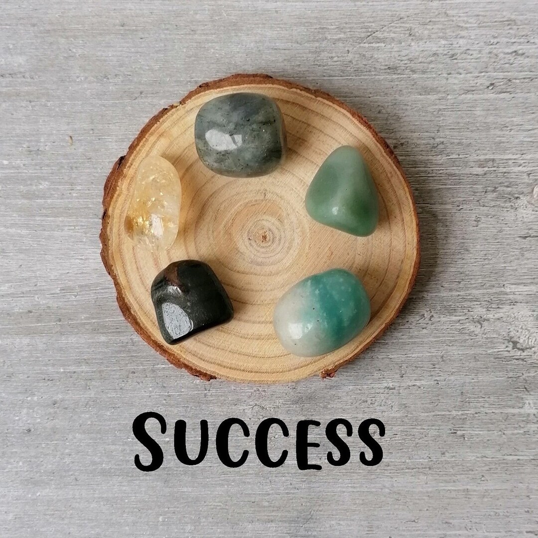 Crystal Bag for Success Healing Crystals Success Crystals Crystal Kit ...
