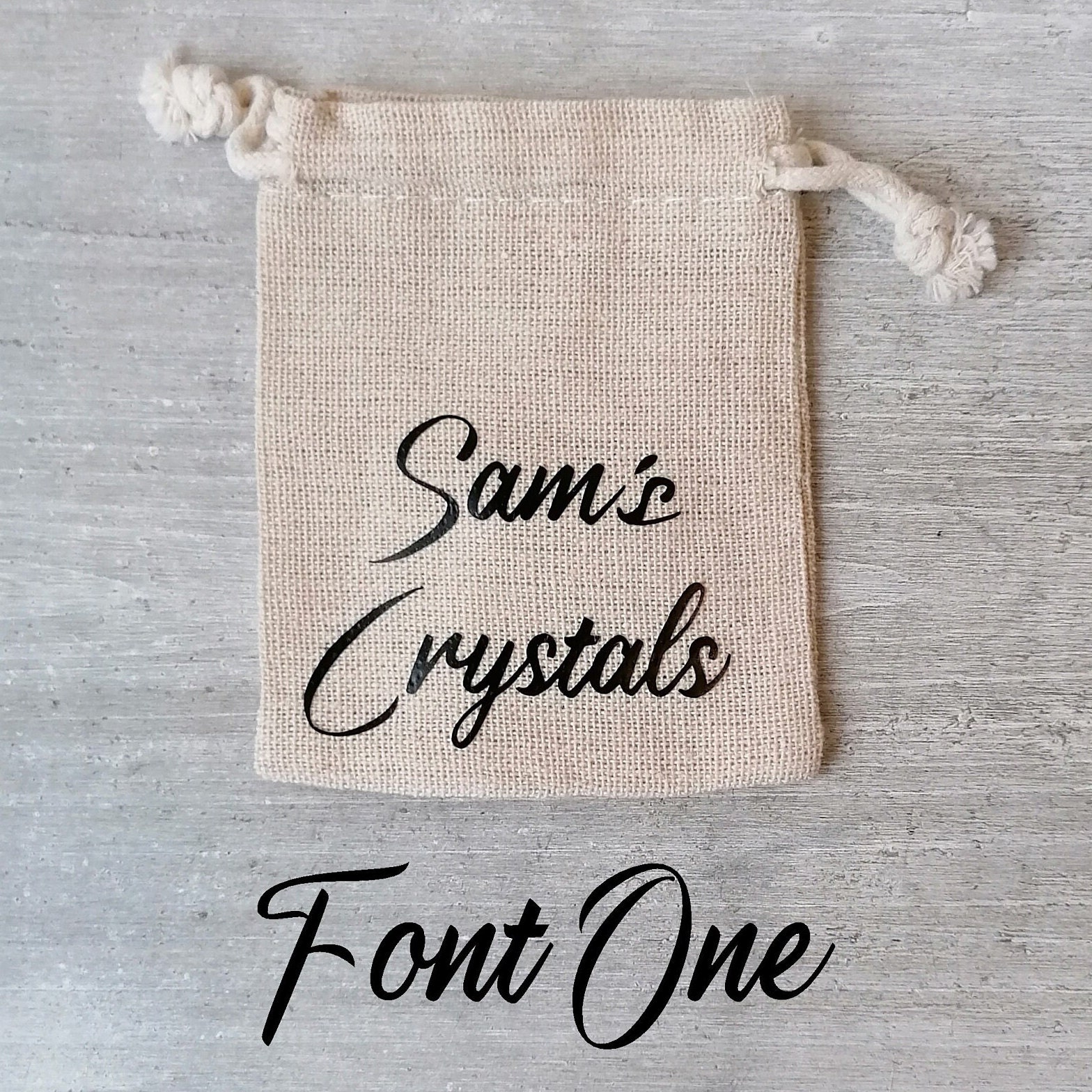 Personalized Crystal Bag Empty Personalised Crystal Bag | Etsy