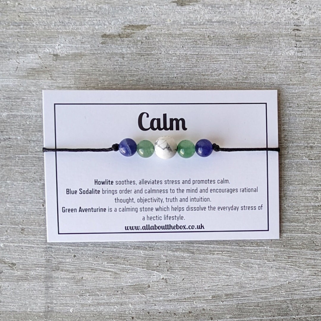 Crystal Bracelet Calm NEW DESIGN Crystal Gifts Healing Crystals Crystal ...