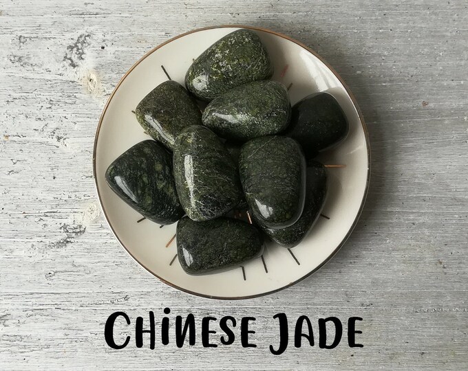 Chinese Jade Tumbled Stone Tumbled Stones Tumbled Gemstone Healing ...