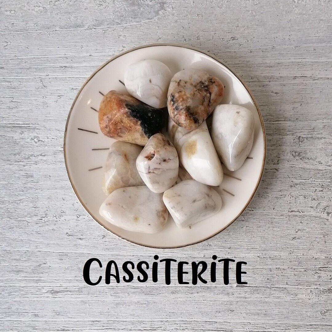 Cassiterite Tumbled Stone Tin Ore Healing Crystals L Rare Crystals ...
