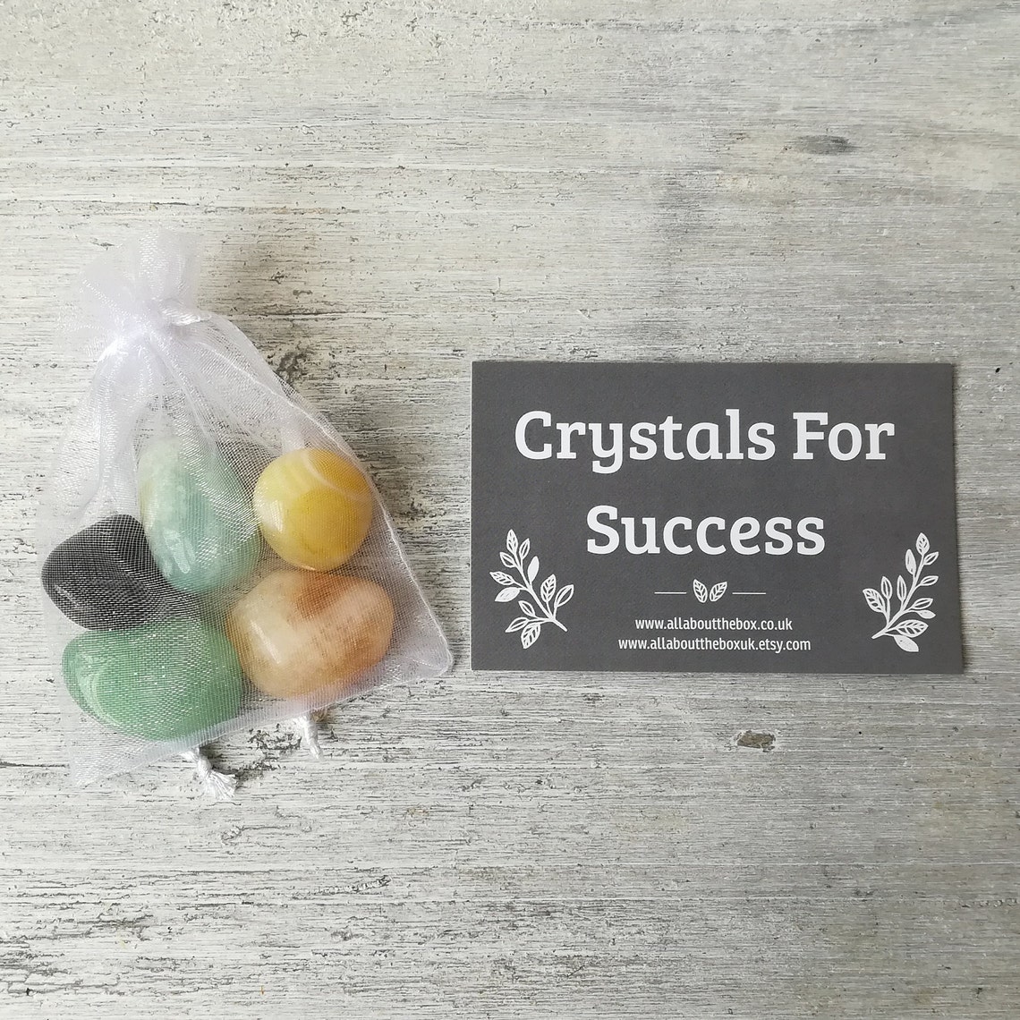 Crystal Bag For Success Healing Crystals Success Crystals | Etsy