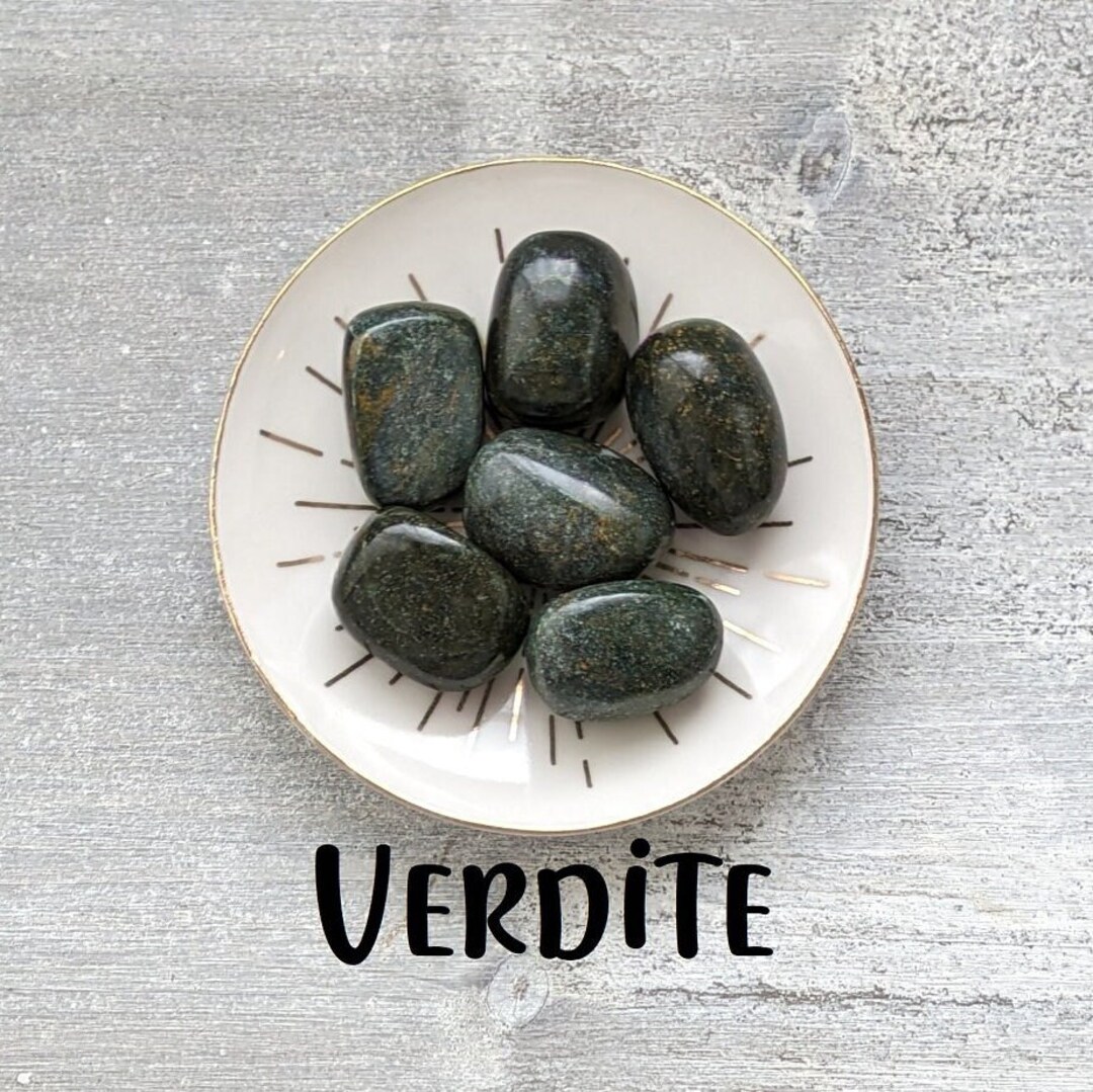 Verdite Tumbled Stone Rare Stones Healing Crystals Rare Crystals ...