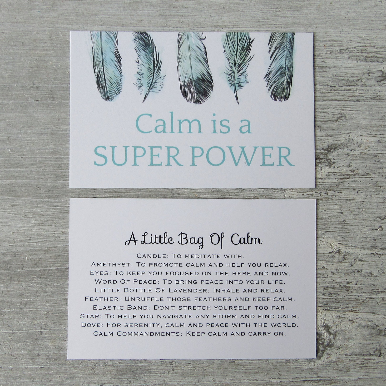 Little Bag of Calm Calm Down Kit Calming Gift Amethyst - Etsy UK