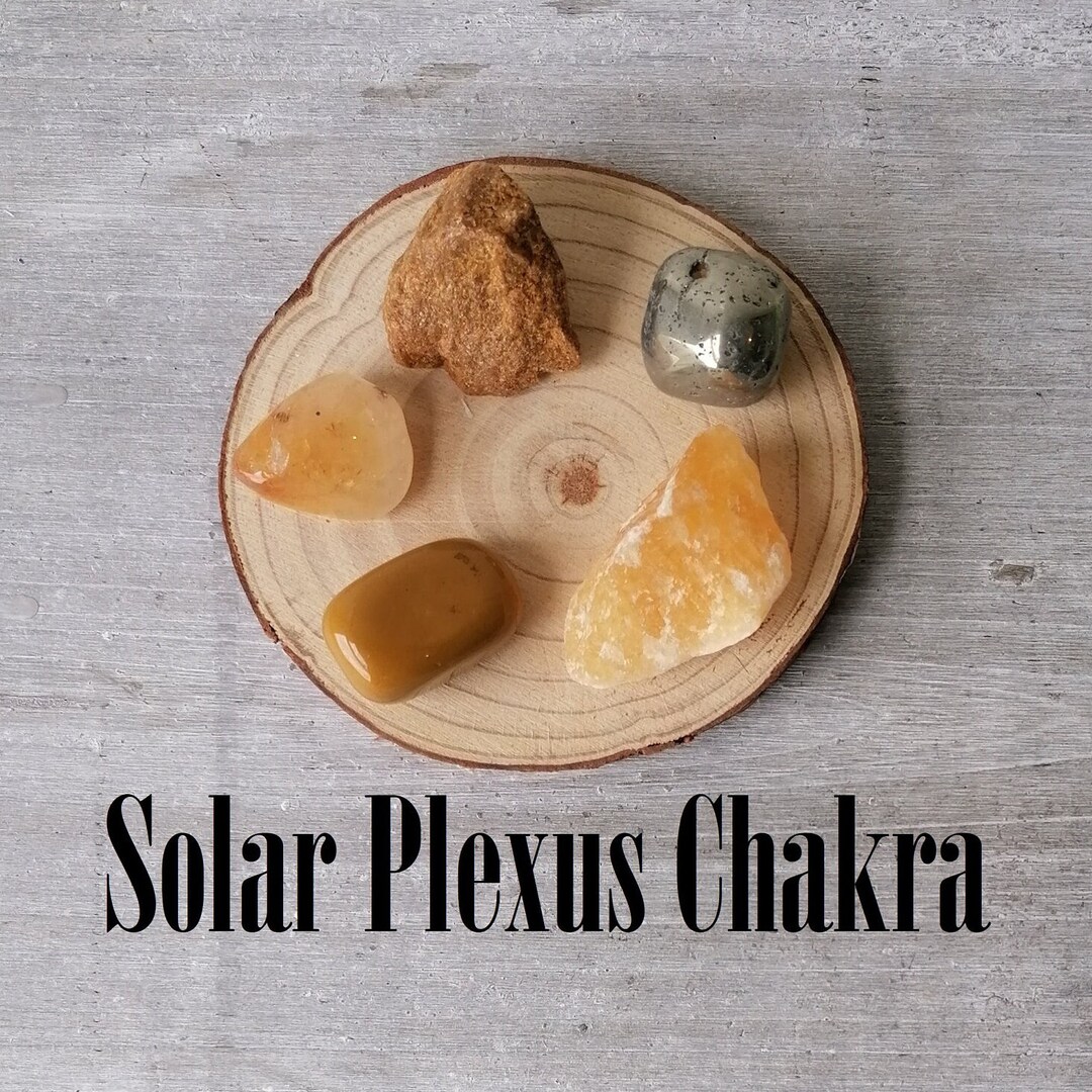 Solar Plexus Chakra Crystals Natural & Tumbled Stones Solar Plexus ...