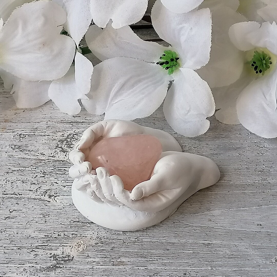 Healing Hands & Rose Quartz Tumbled Stone Tumbled Stones Tumbled ...