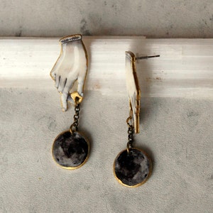 Creative Jewelry, Singular Jewelry, Earrings, Drop Earrings, Hand ...