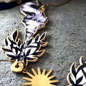 Witch Fire Necklace, Witchy Jewelry, Goddess Necklace, Burn Witch ...