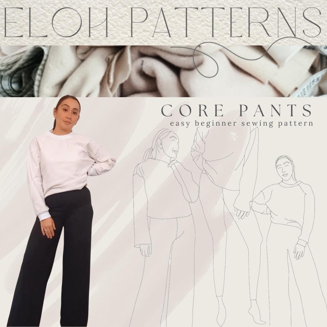 ELOH Core Pants Sewing Pattern - Etsy