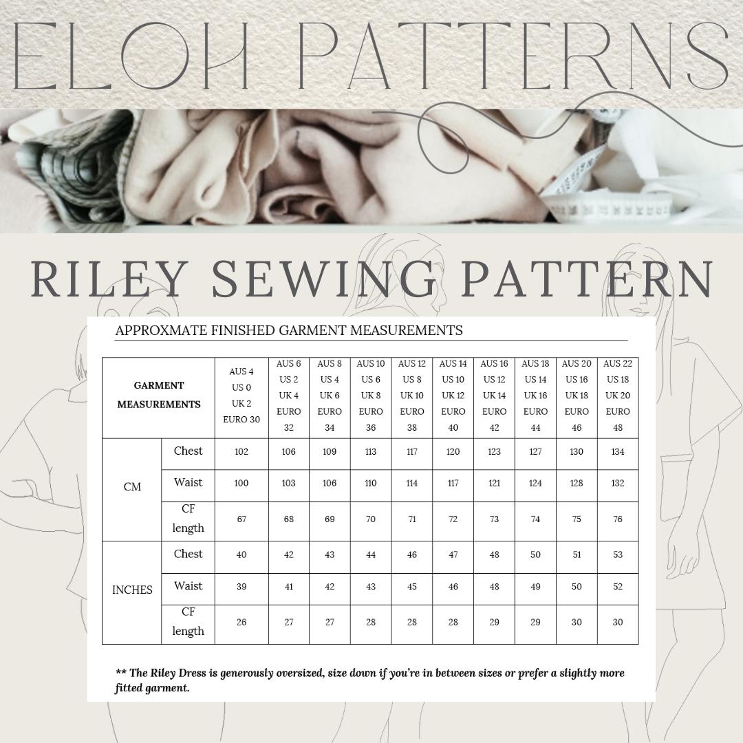 ELOH Riley Sewing Pattern - Etsy