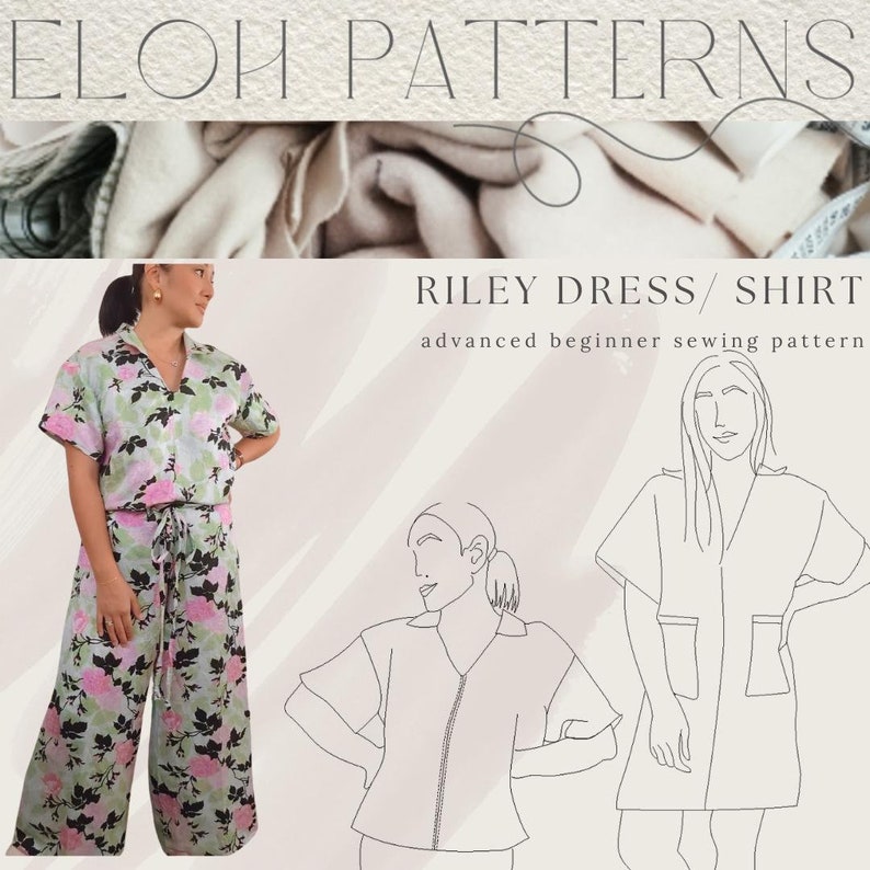 ELOH Riley Sewing Pattern - Etsy
