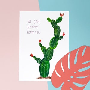 Greeting Card We Can Grow From This Plant Cactus Houseplant Monstera ...