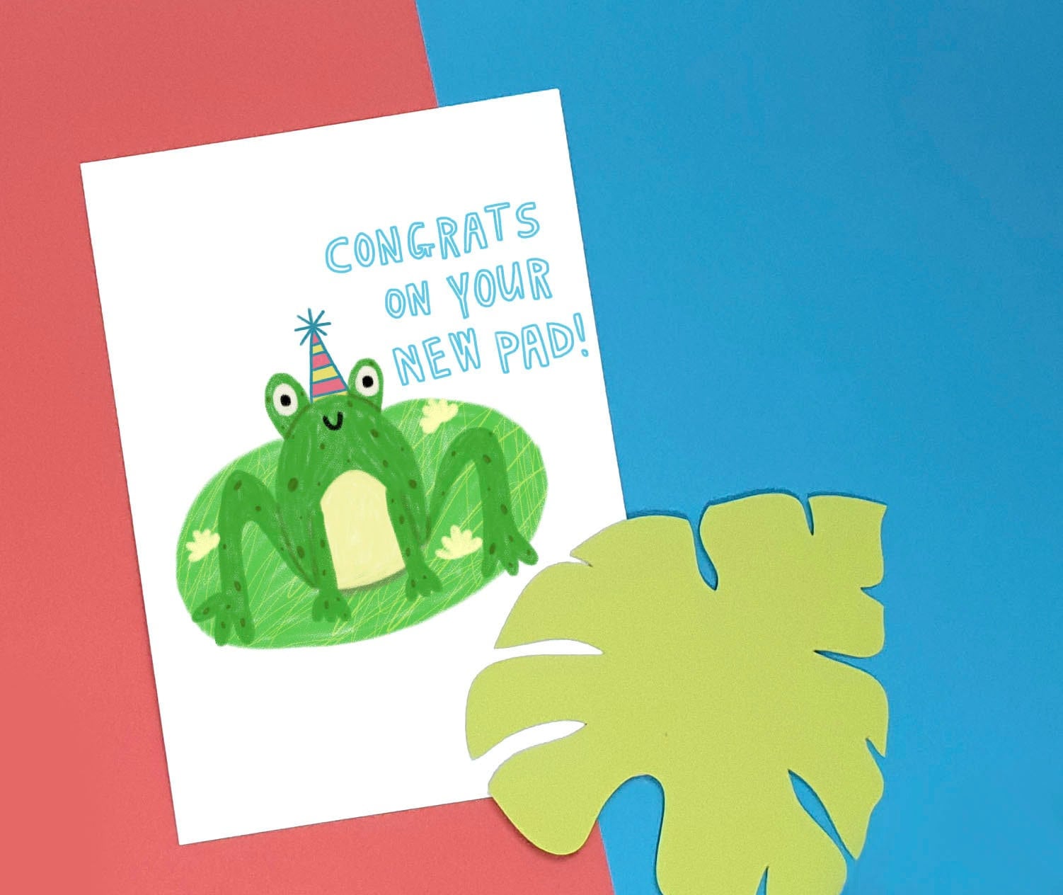 Congrats on Your New Pad, New Home, Congratulations, Frog, Animal, New ...