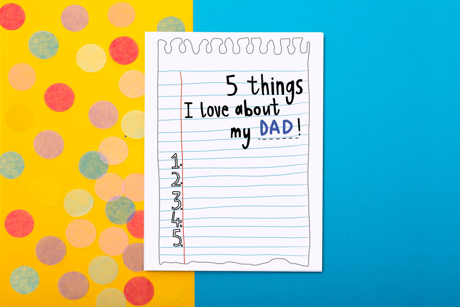 Fathers Day Birthday I Love My Dad Hand Made Greeting Love Card Hand ...