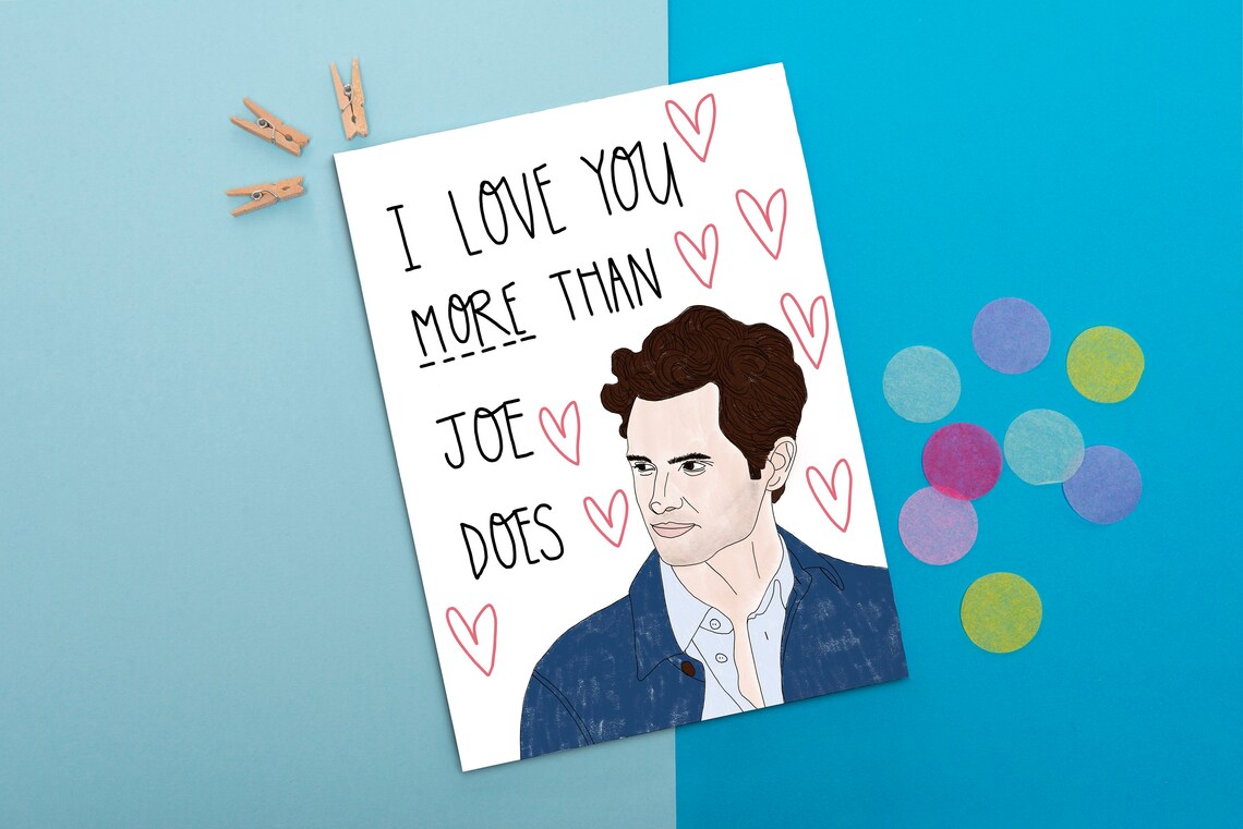 I Love YOU More Than Joe Does Hand Made Greeting Love - Etsy