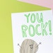 You Rock Congratulations Well Done Graduation Great - Etsy UK