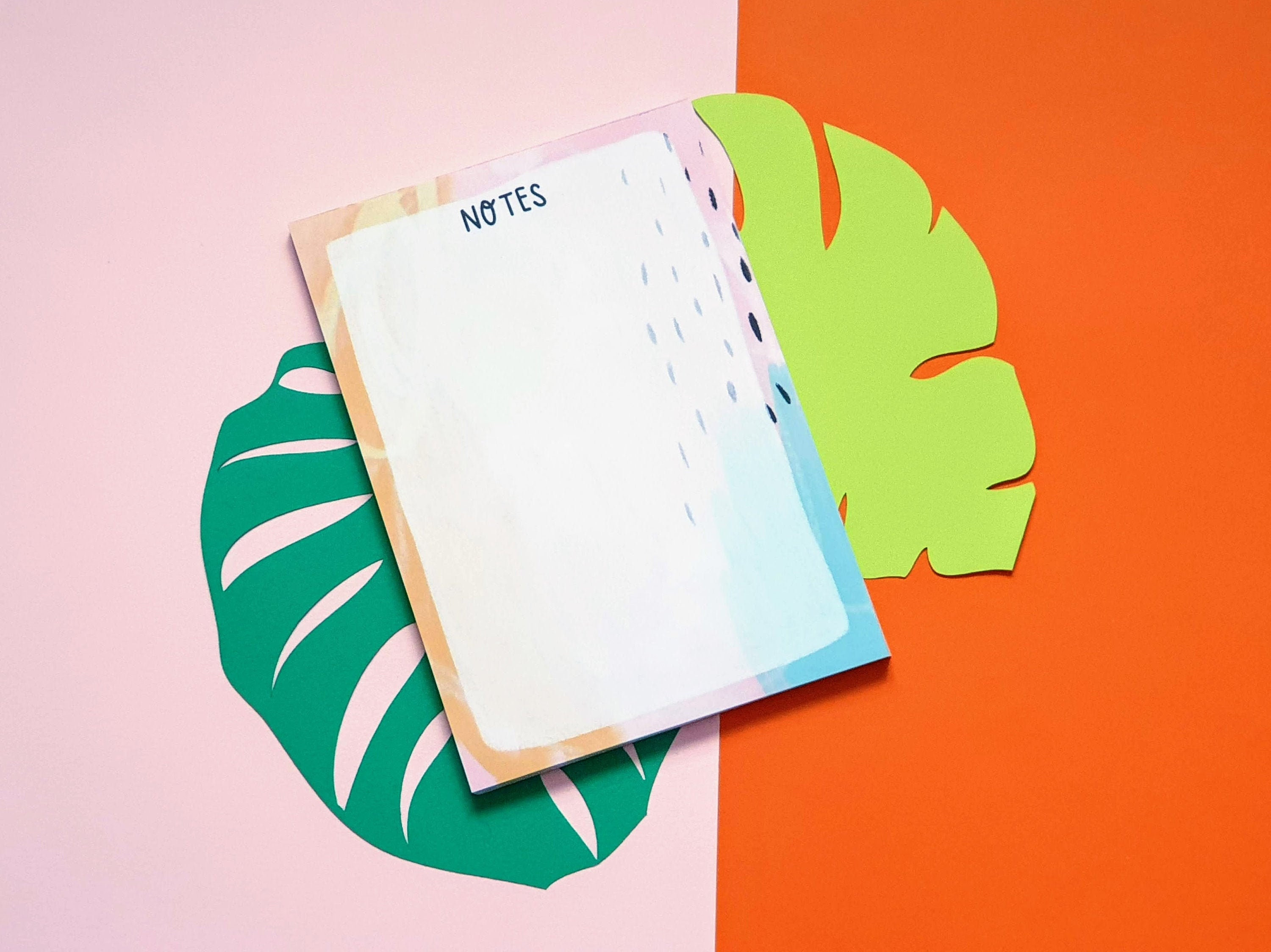 Patterned Notes Notepad A6 to Do List Notes Paperpad - Etsy