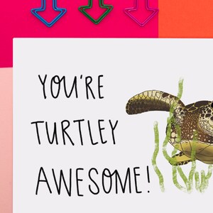 You're Turtley Awesome Hand Made Greeting Love Valentines Day ...