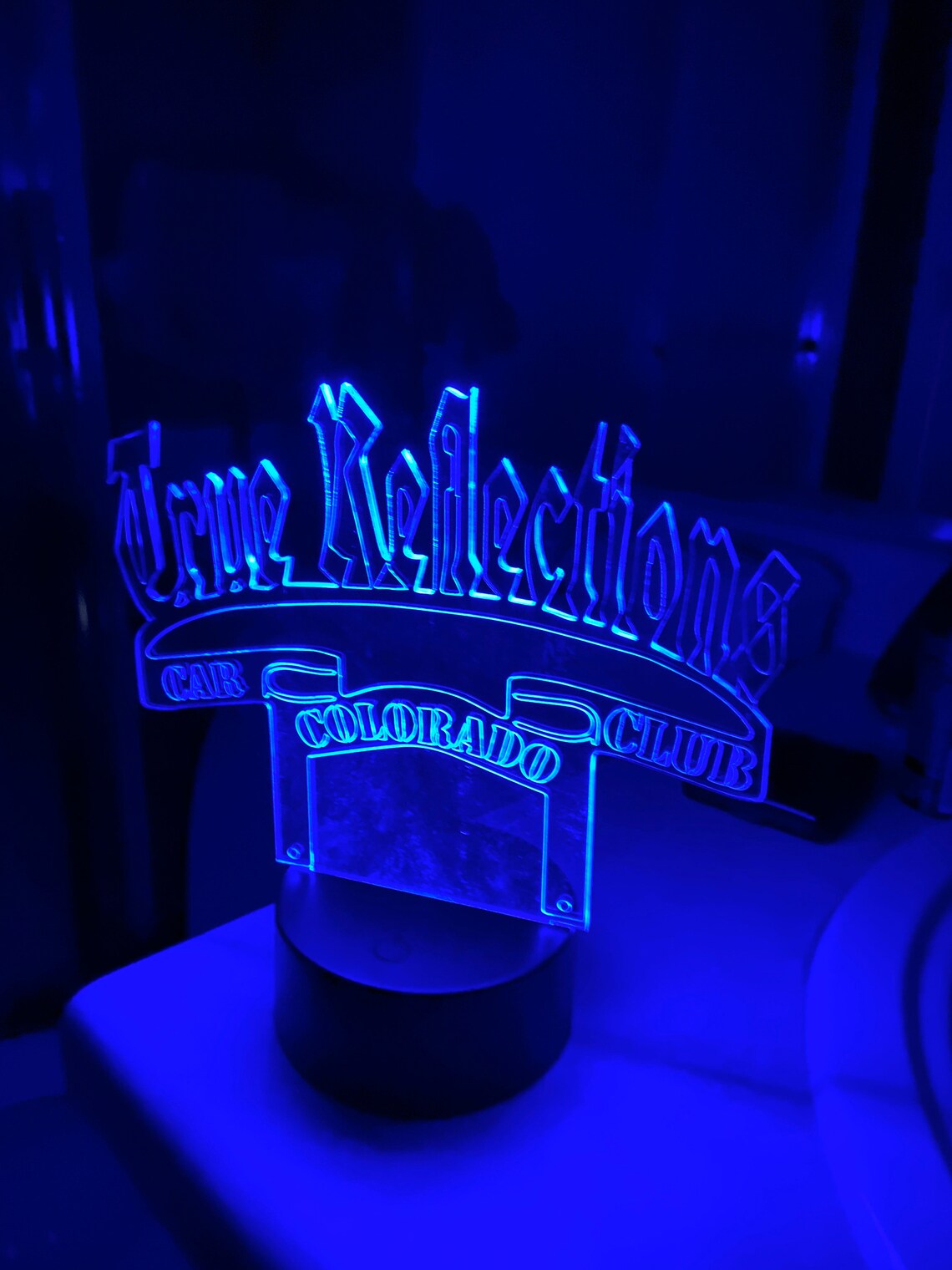 Custom LED Team Logo Acrylic Light Night Light Custom - Etsy