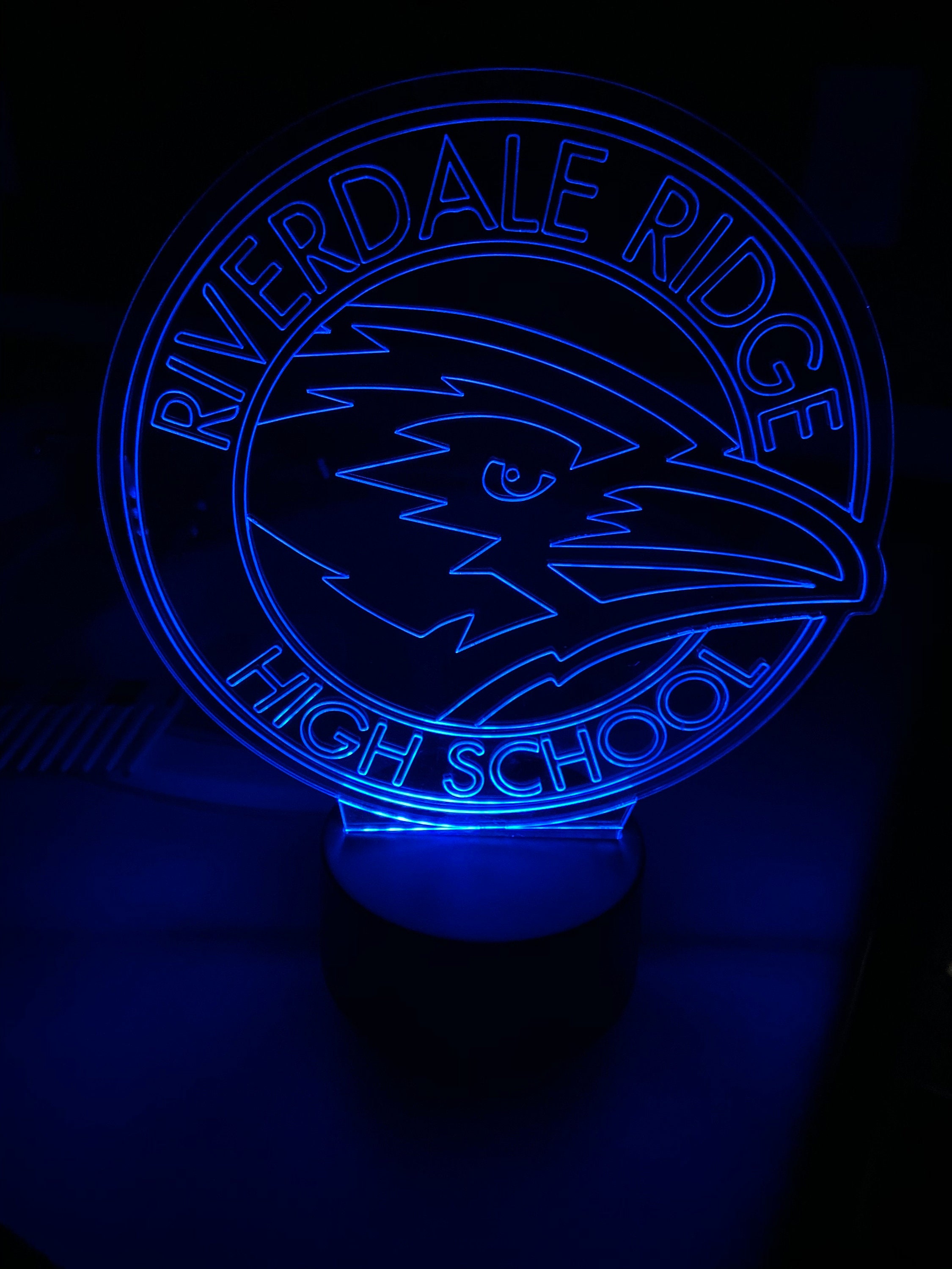 Custom LED Team Logo Acrylic Light Night Light Custom - Etsy