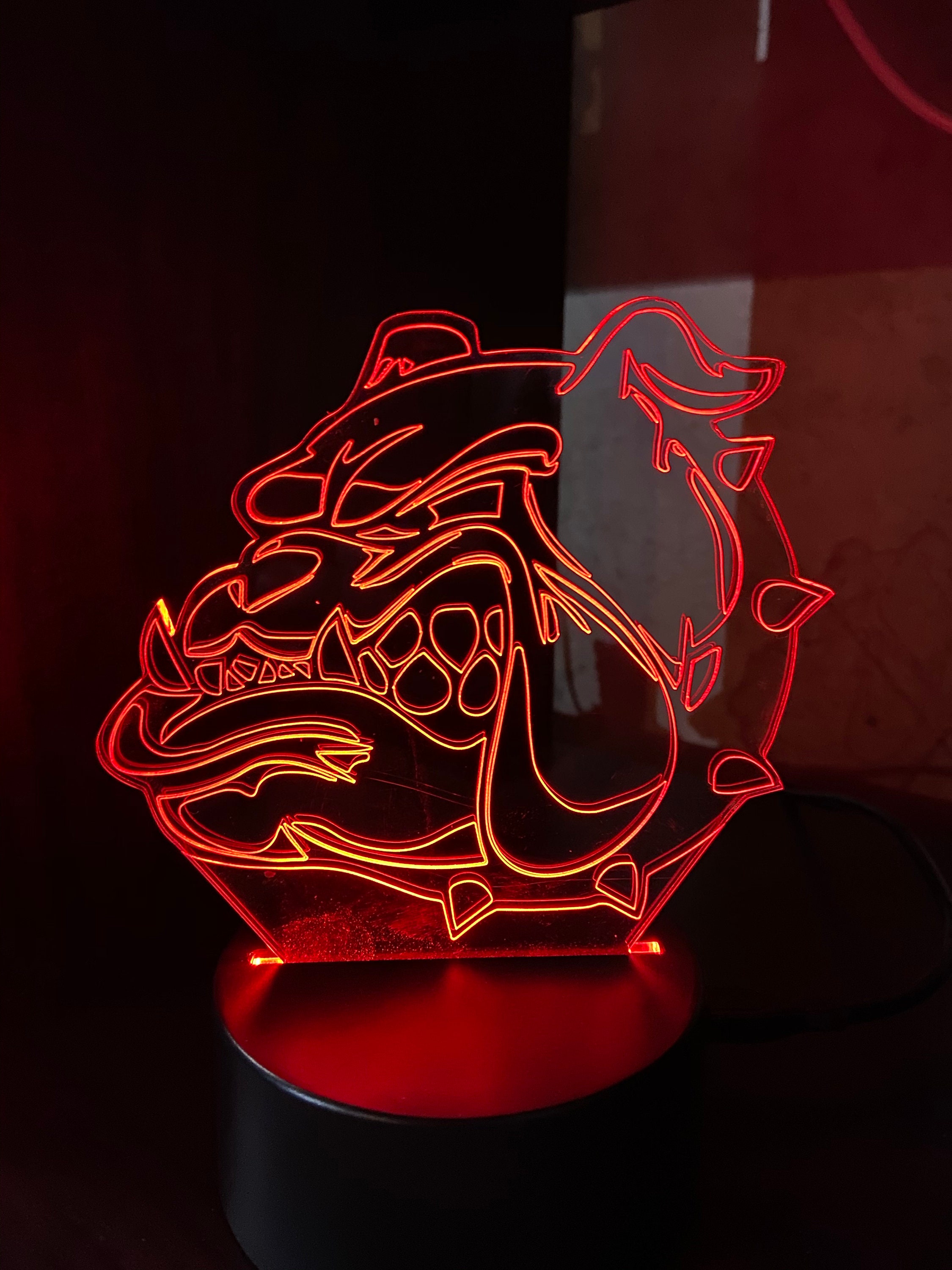 Custom LED Team Logo Acrylic Light Night Light Custom - Etsy