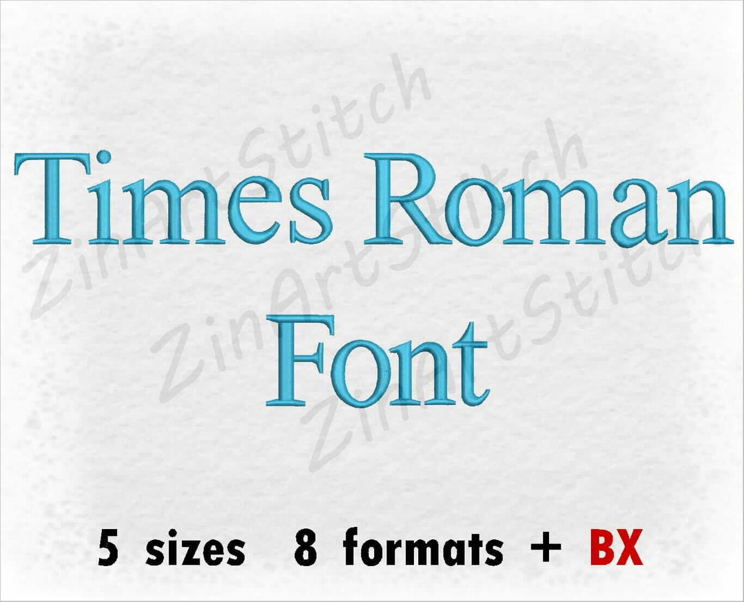 Times Roman Embroidery Font, Machine Embroidery Design, Punctuations ...