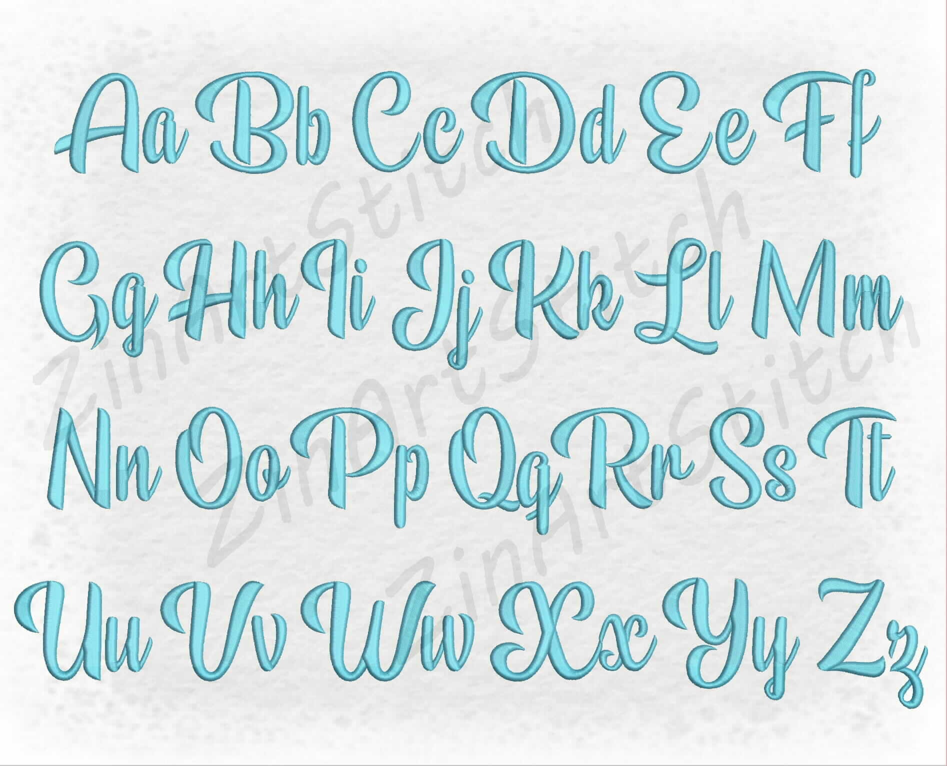 Katherine Embroidery Font Machine Embroidery Design Instant Download ...