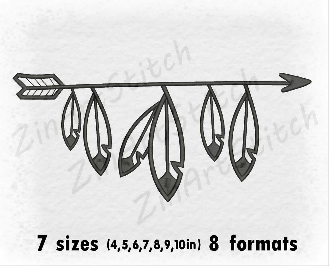 Arrow Embroidery Design Arrow Embroidery Dream Embroidery Embroidery ...