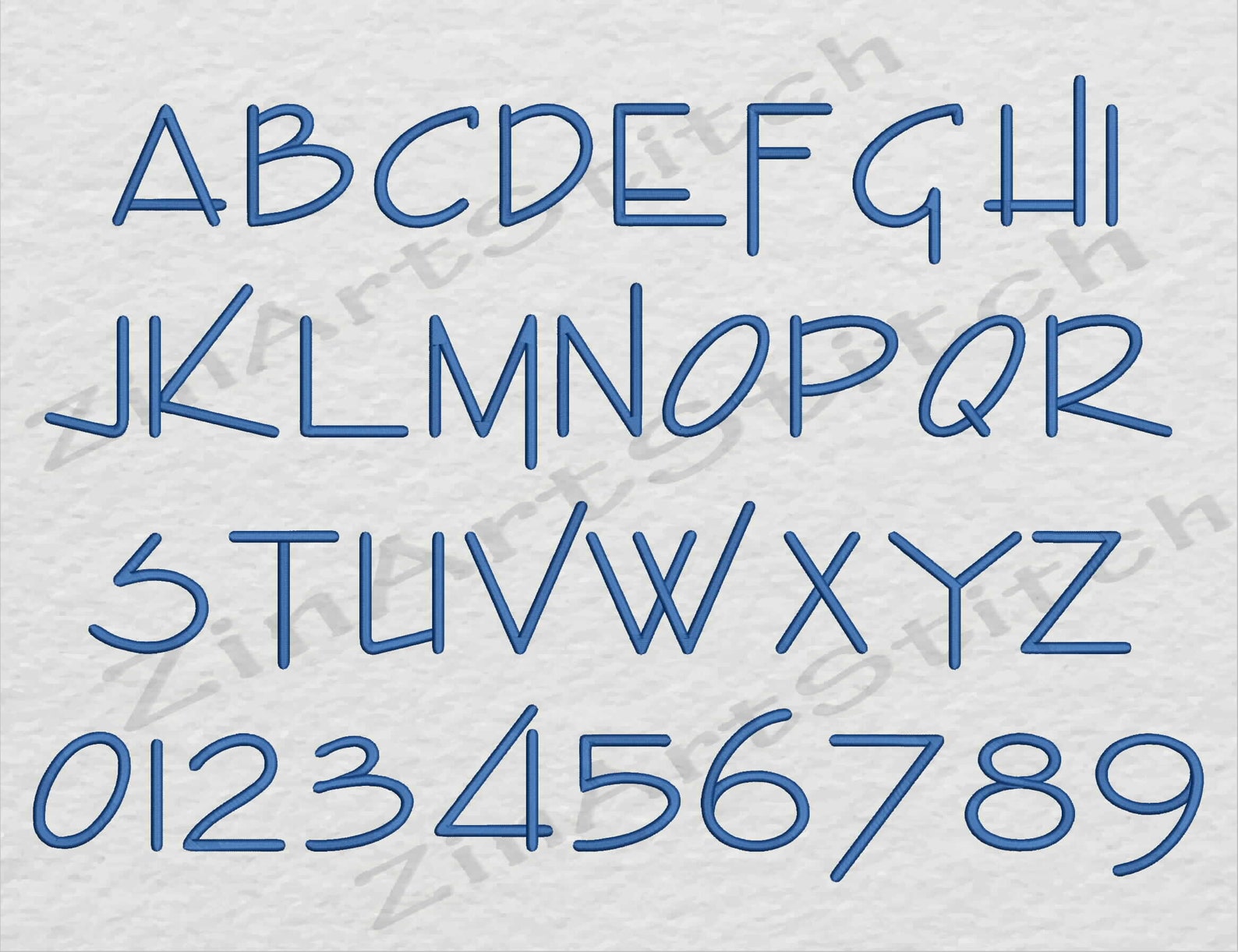 Enviro Embroidery Font - Machine Embroidery Design - Punctuations and ...