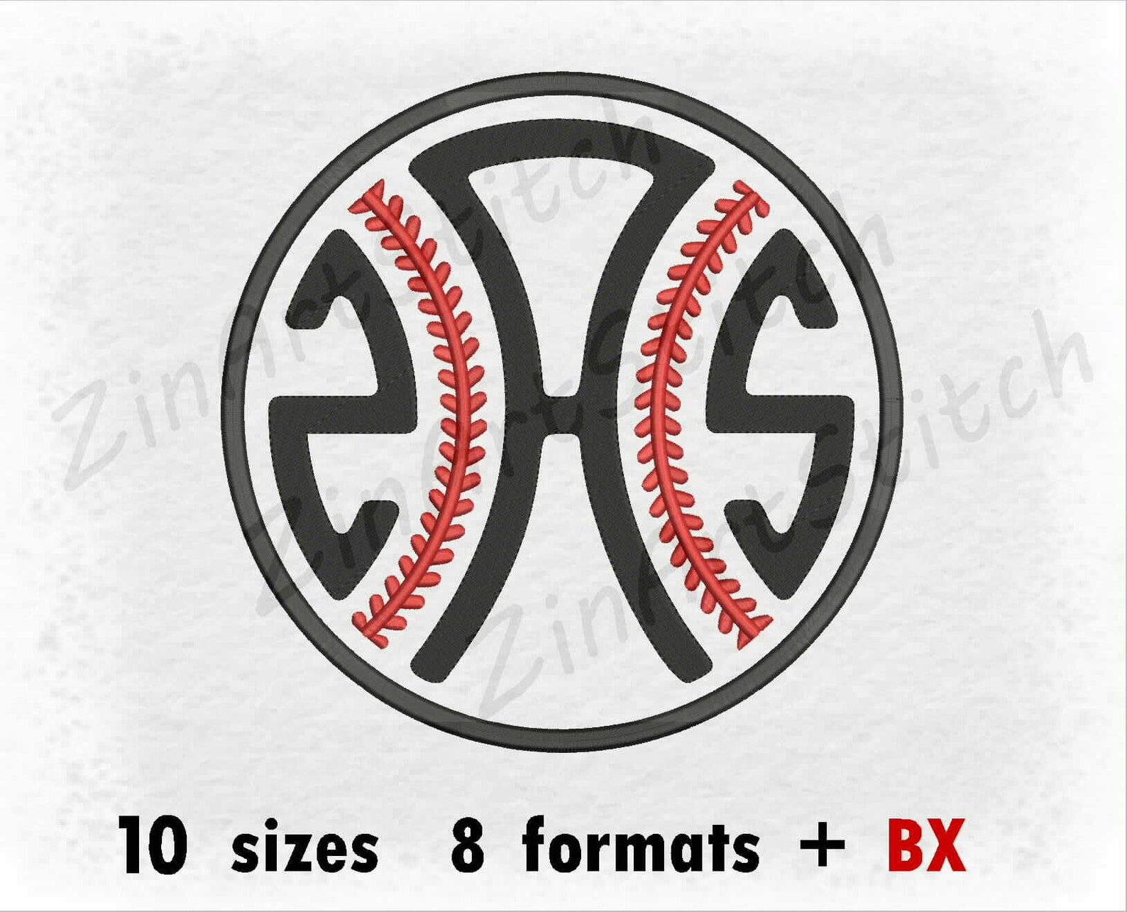 Baseball Monogram Font Machine Embroidery Designs Instant - Etsy