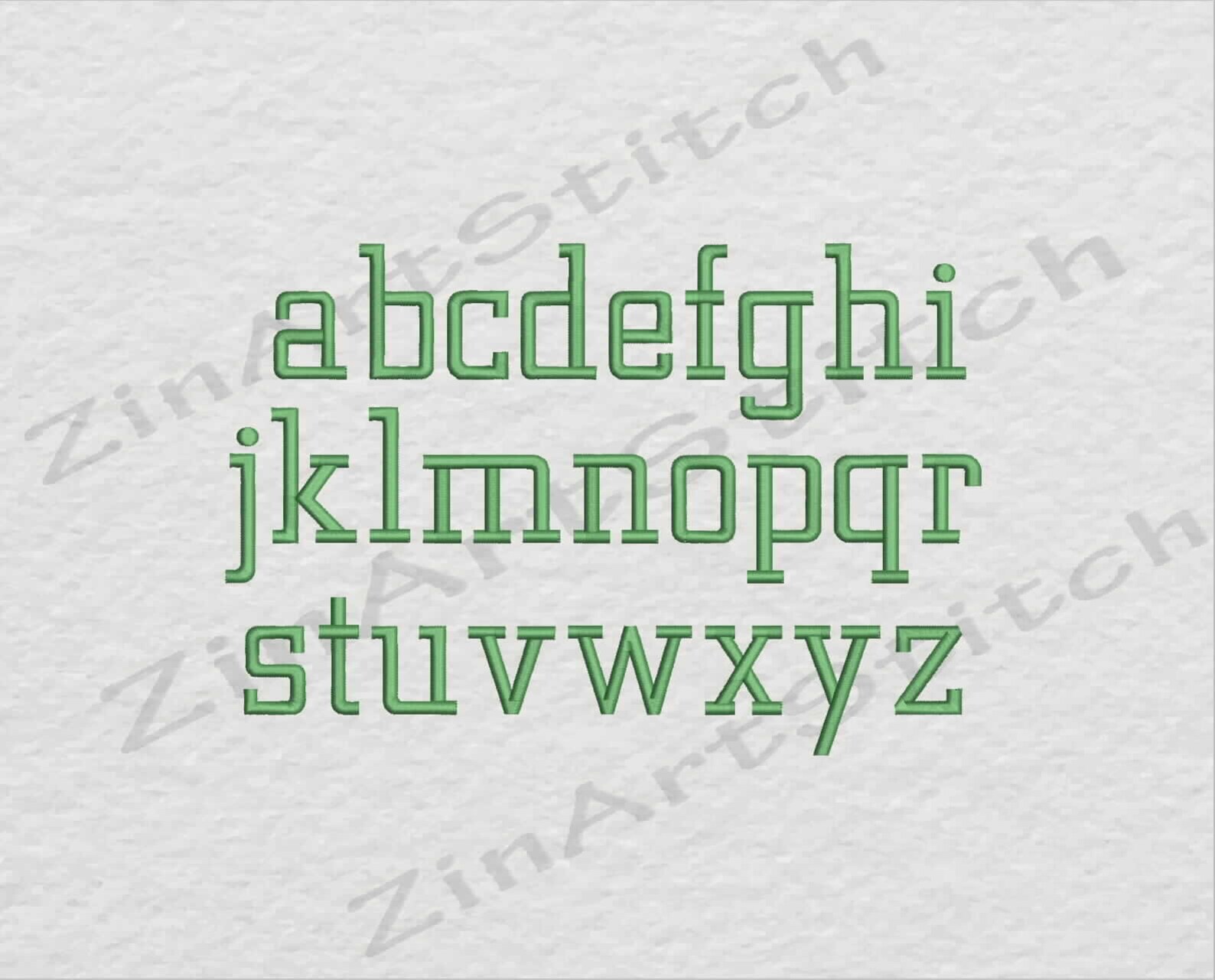 Civic Embroidery Font - Machine Embroidery Design - Instant Download ...