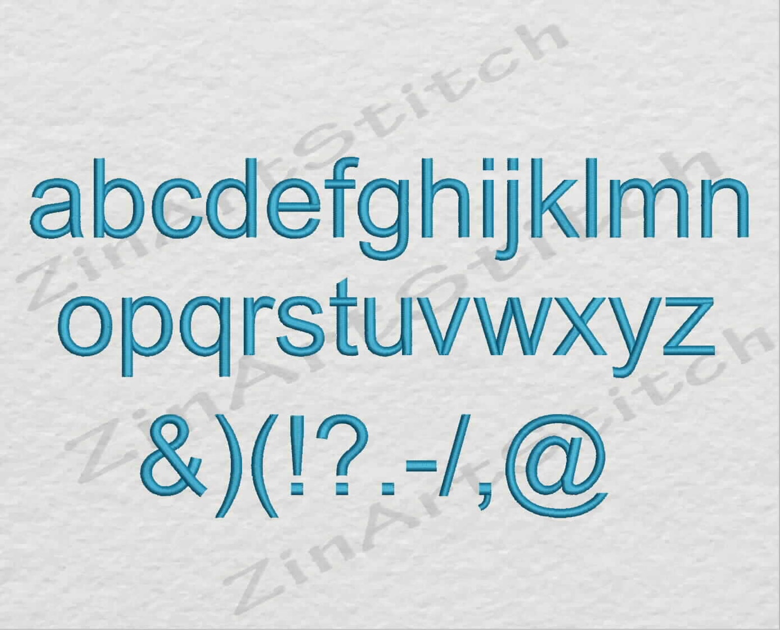 Arial Embroidery Font, Machine Embroidery Design, Punctuations and ...