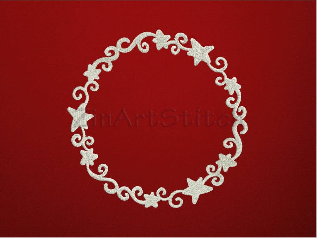 Frame Border Embroidery Design Monogram Border Embroidery Design Frame ...