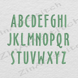 Handicraft Embroidery Font Machine Embroidery Design Instant Download ...