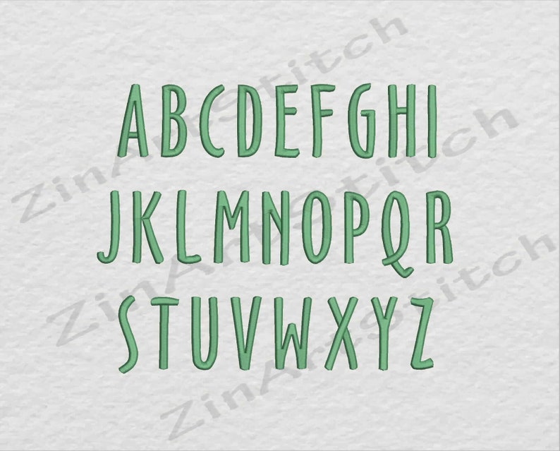 Handicraft Embroidery Font - Machine Embroidery Design - Instant ...