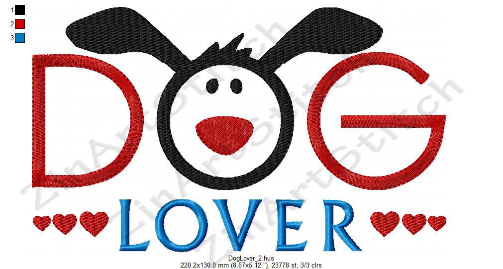 Dog Lover Embroidery Design Saying Embroidery Machine Instant Download ...