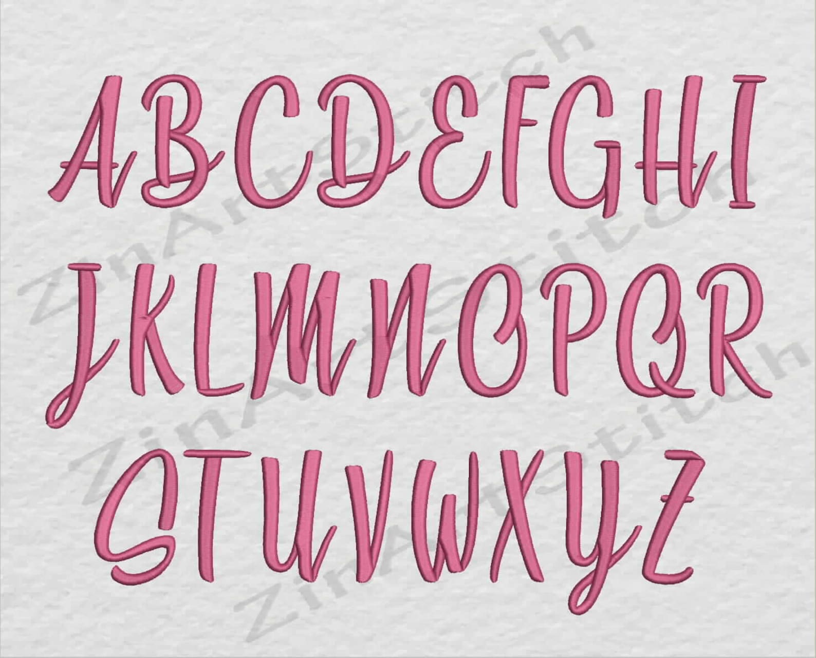 Fuchsia Embroidery Font - Machine Embroidery Design - Instant Download ...