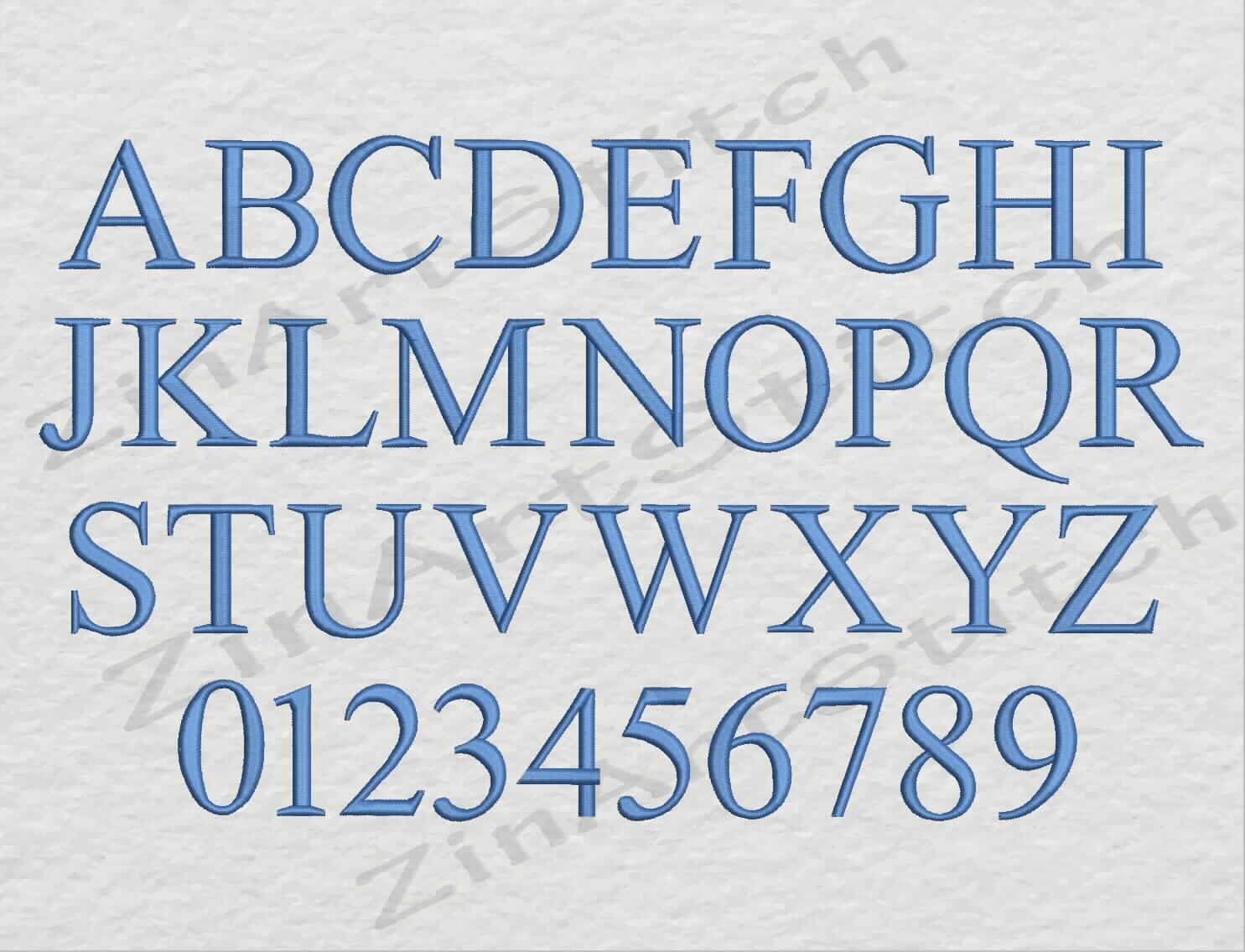 Times Roman Embroidery Font Machine Embroidery Design Instant Download ...