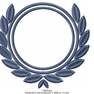 Monogram Border Embroidery Design Frame Border Embroidery Design ...