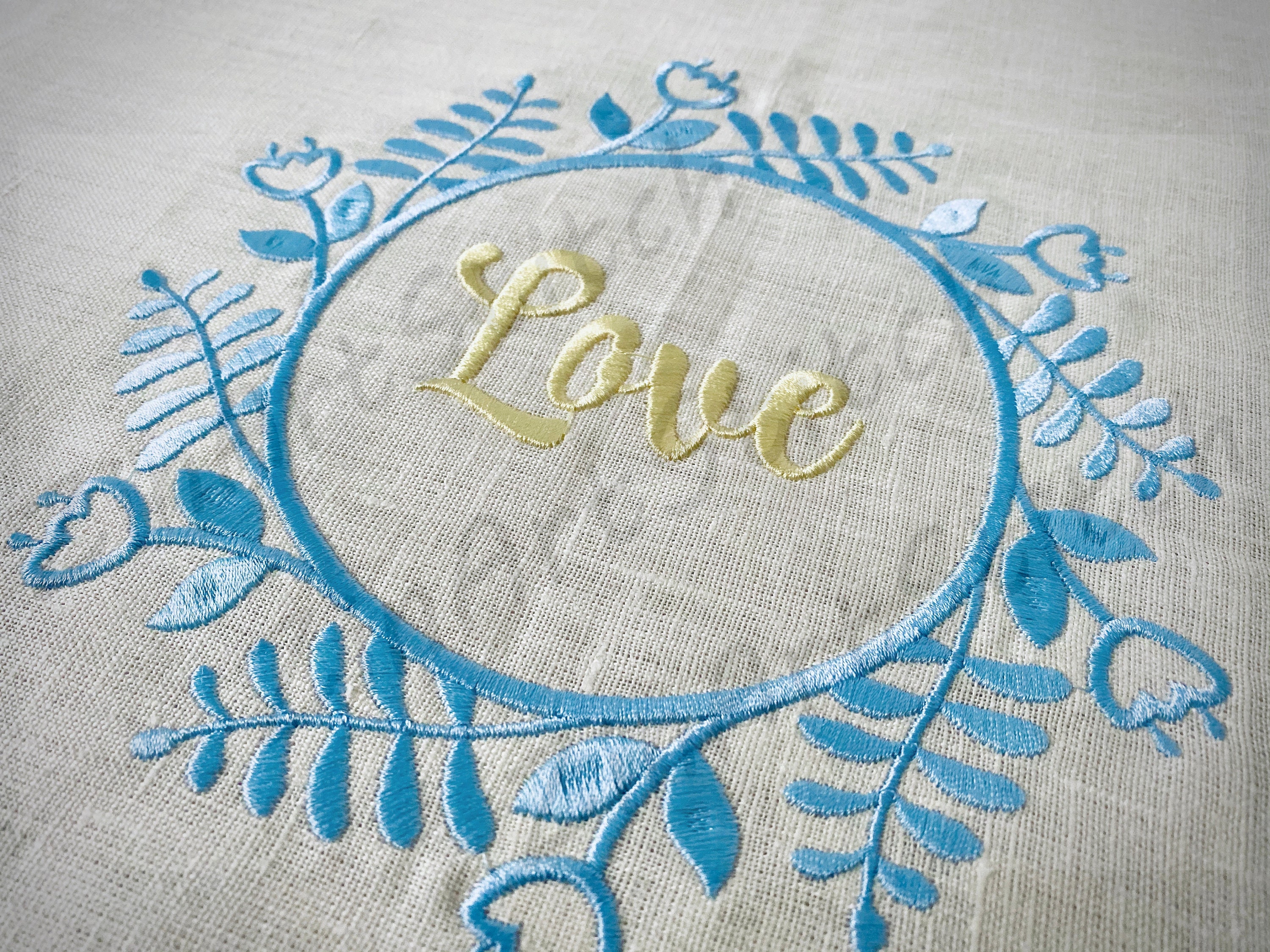 Floral Frame Embroidery Design, Monogram Border (digital Download) - Etsy