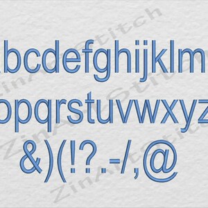 Arial Narrow Embroidery Font, Machine Embroidery Design, Punctuations ...