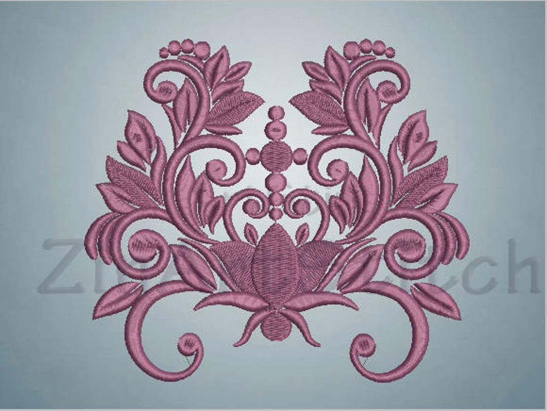 Ornamental Elegant Decor Machine Embroidery Design Instant Download 8 ...